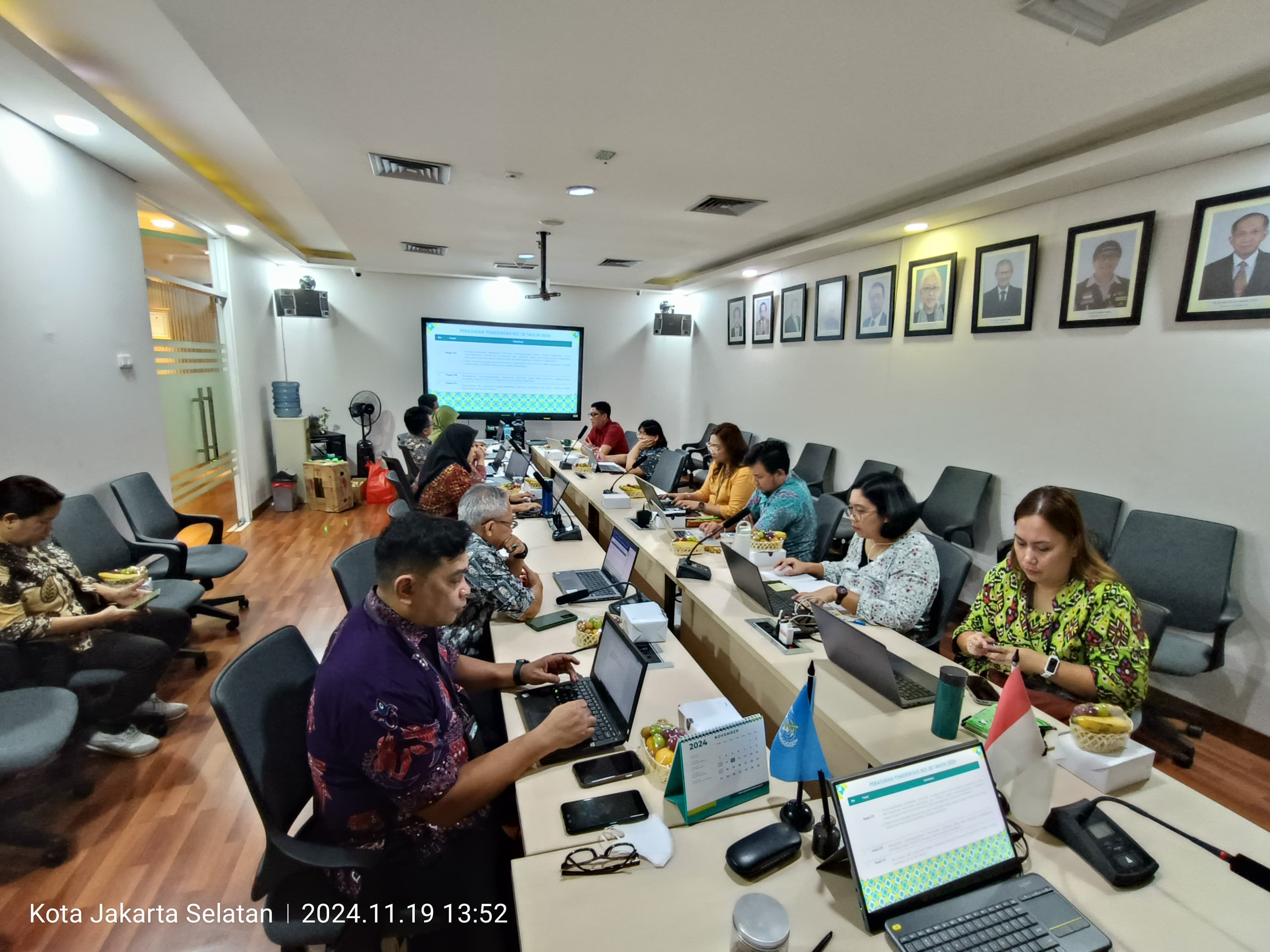 Rapat Koordinasi Klaster Kesehatan, Ruang Rapat PKK, 19 November 2024