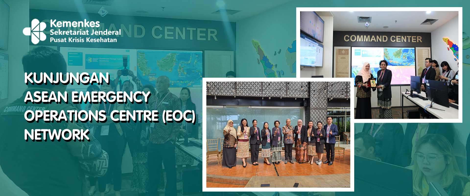 Kunjungan ASEAN EMERGENCY OPERATIONS CENTRE (EOC) NETWORK ke EOC Pusat ...